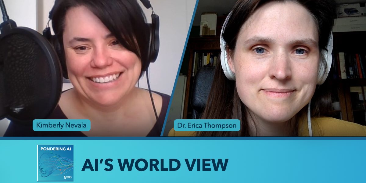 Dr Erica Thompson appears on the Pondering AI podcast
