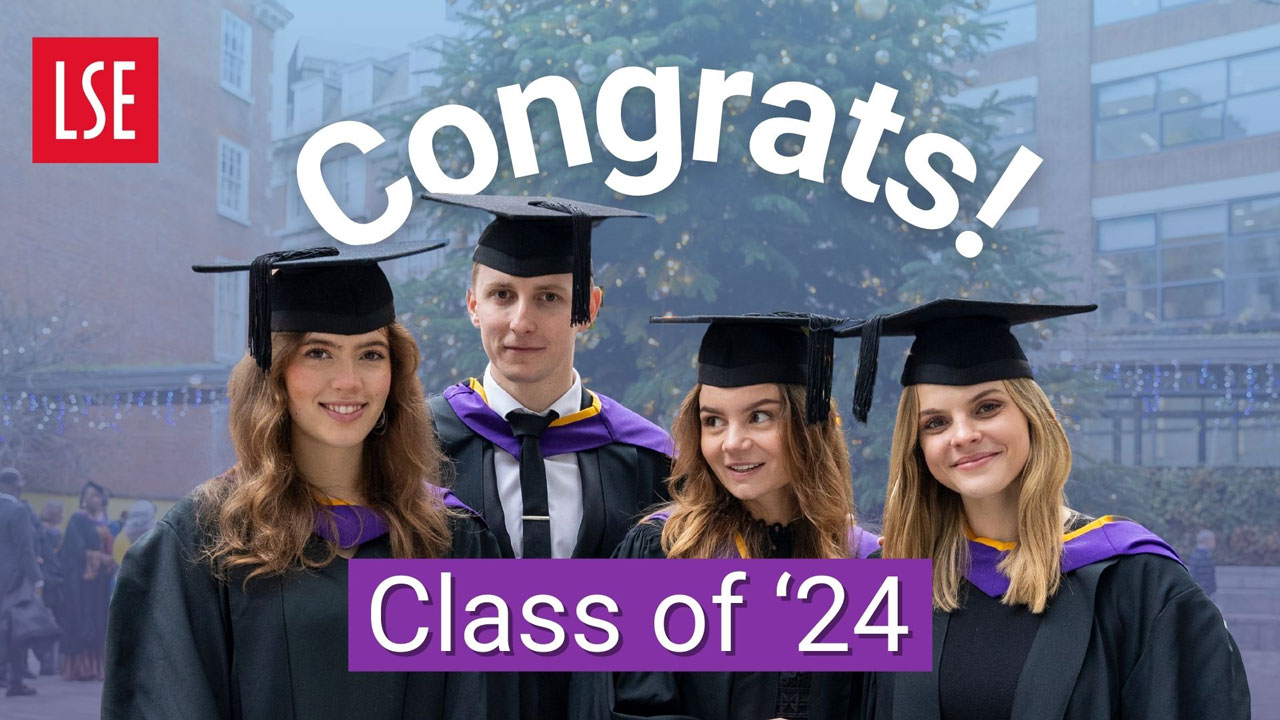 LSE Graduation Winter 2024 - LSE