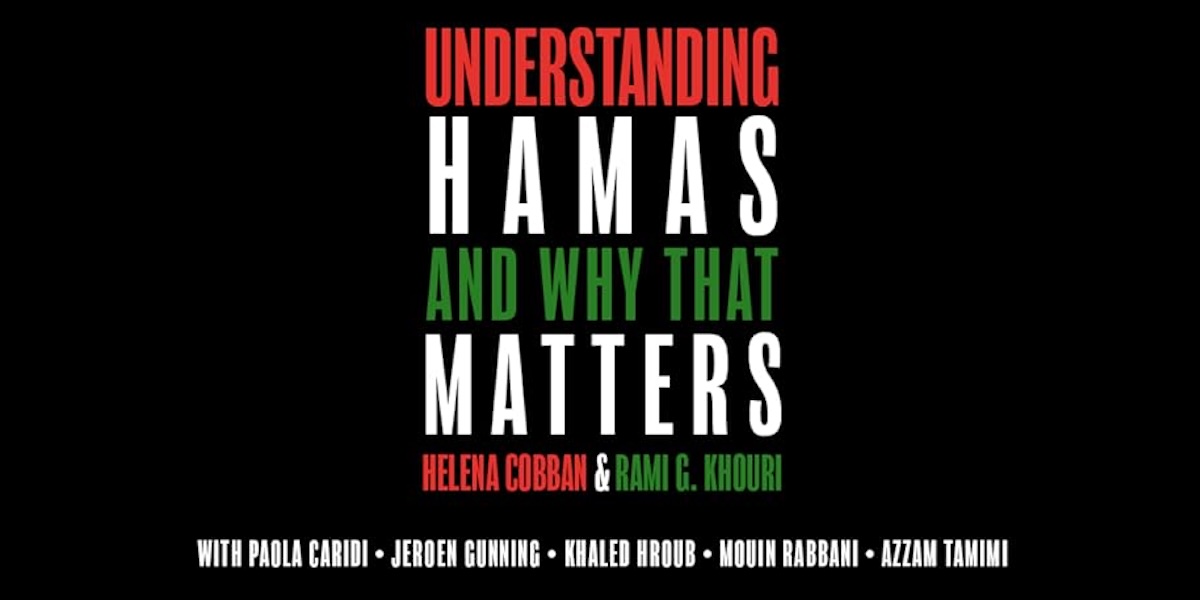 'Understanding Hamas And Why That Matters' (Book Launch)